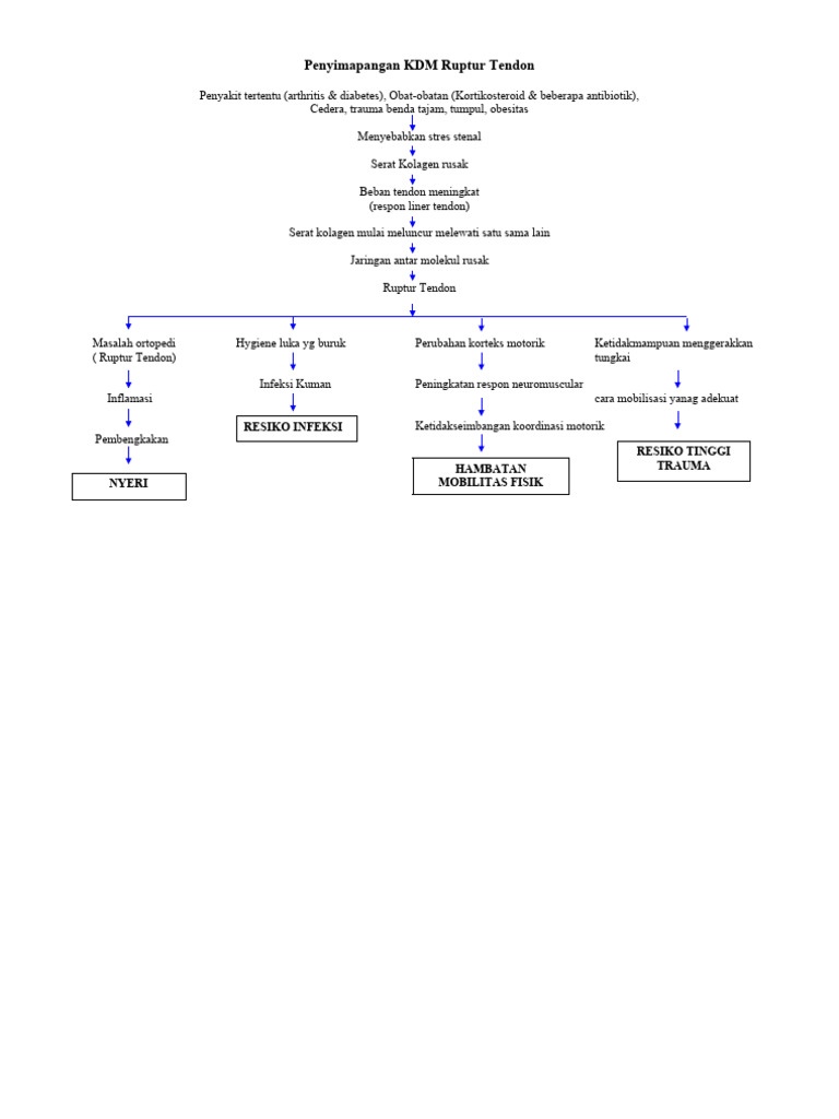 KDM Ruptur Tendon | PDF
