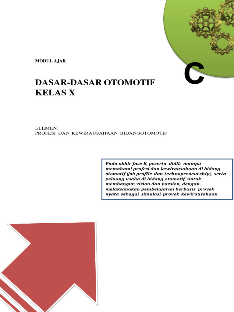 Modul Profesi Kewirausahaan TKR | PDF