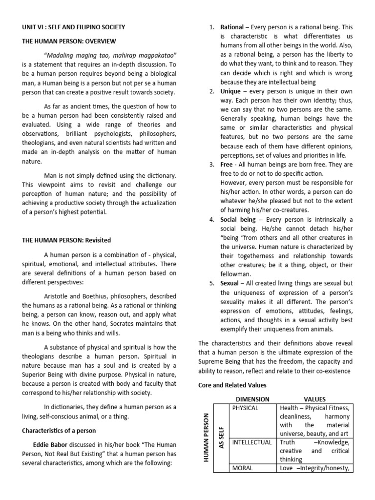 NSTP Reviewer | PDF | Self Actualization | Self Esteem