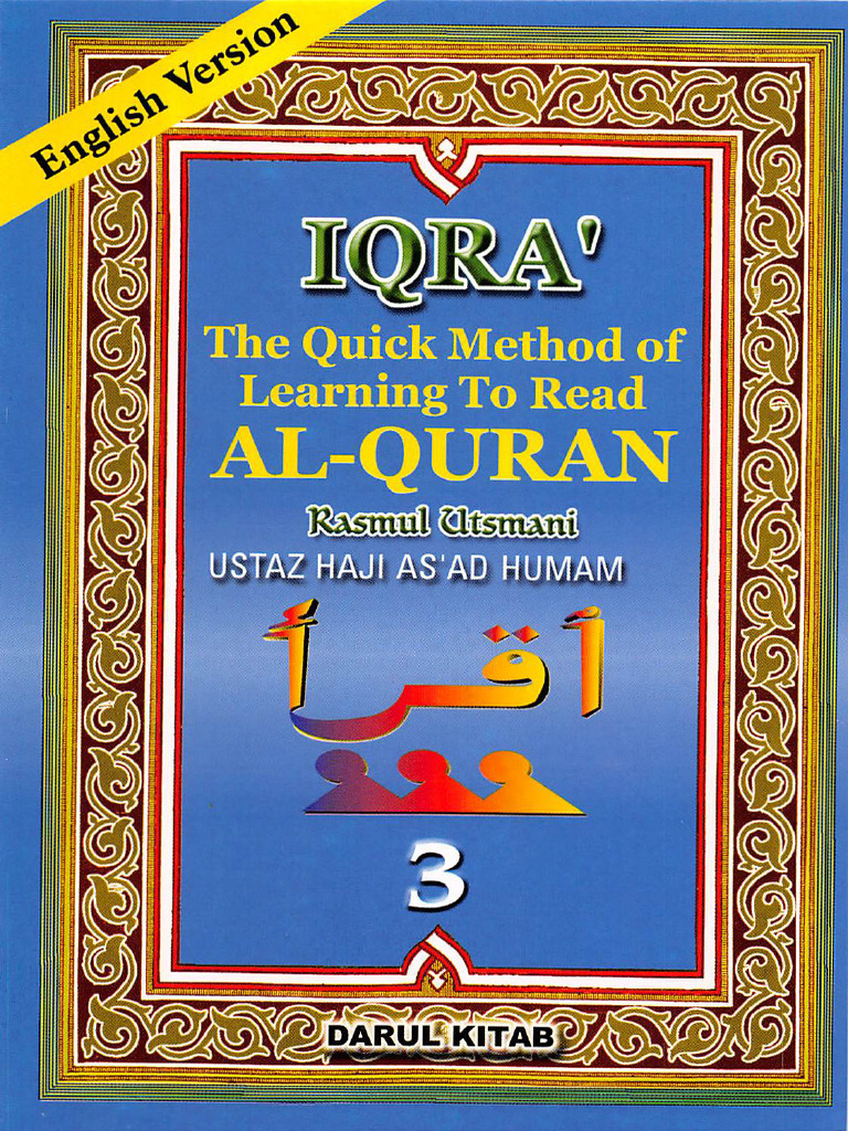 Iqra' Book 3 - Ustaz Haji As'ad Humam PDF | PDF
