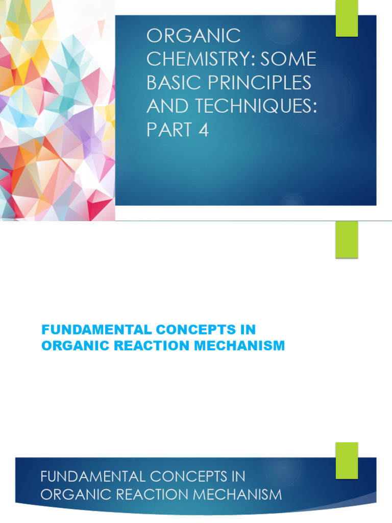 Organic Chemistry Some Basic Principles and Techniques Part 4 | PDF