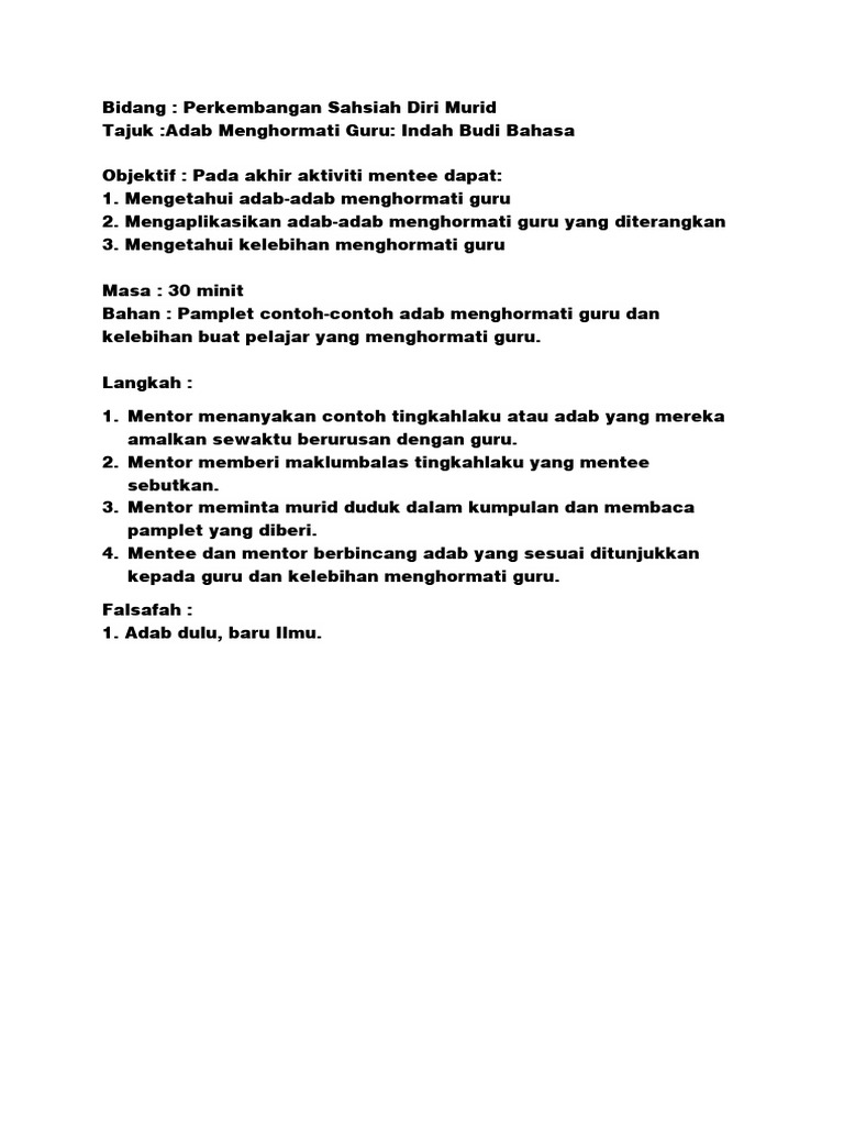 Modul Mentor Mentee 2023 - 1 | PDF