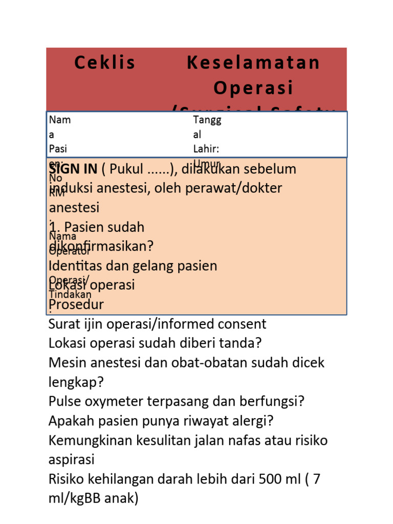 Surgical Ceklis-1 | PDF