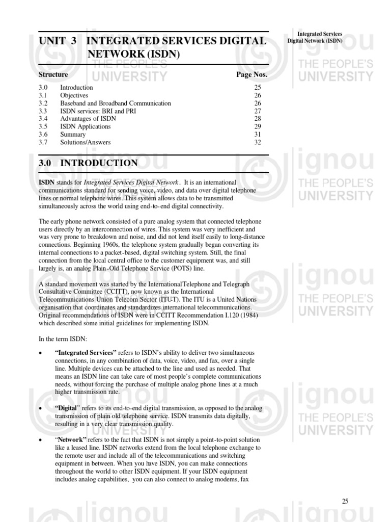 Unit-3 | PDF | Broadband | Telecommunications