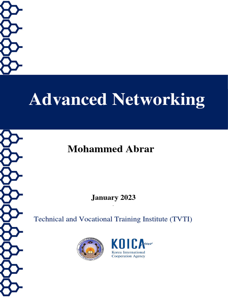 Advanced Networking - With Cover-1 | PDF | Routing | Router (Computing)