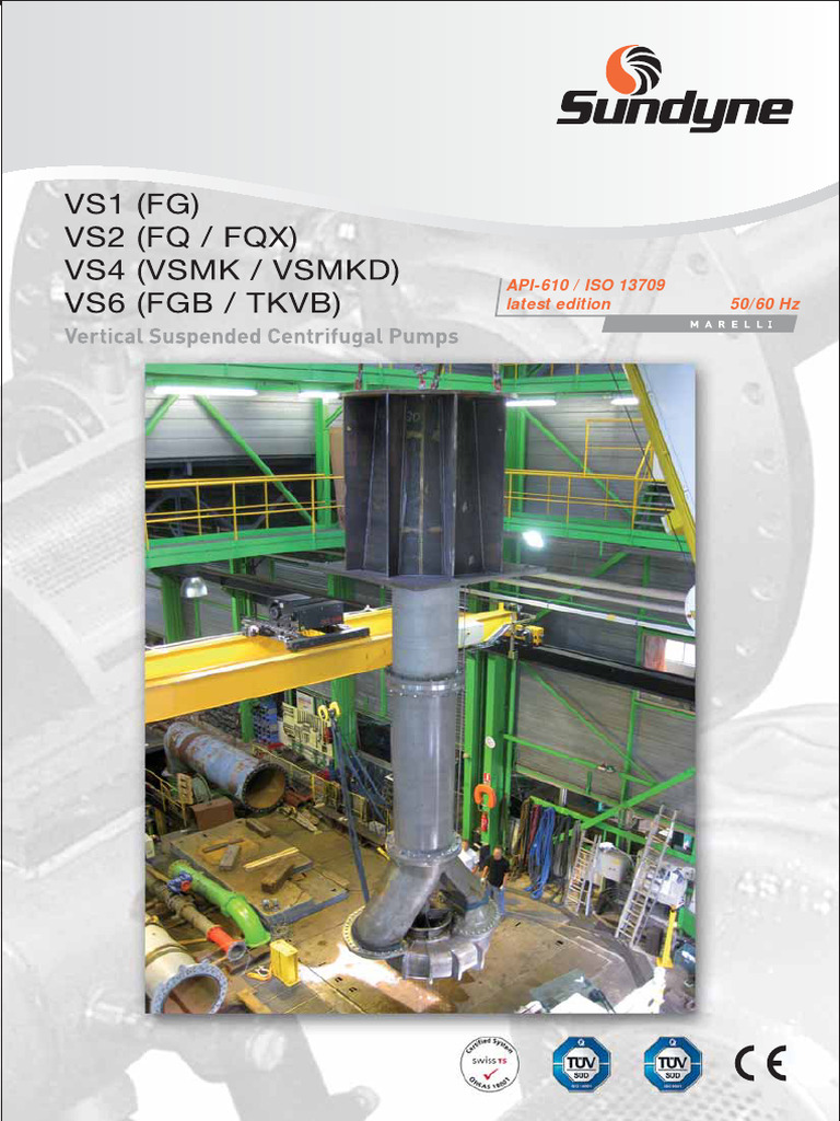 Sundyne Vertical Catalogue | PDF | Pump | Bearing (Mechanical)
