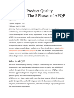 APQP 3rd Edition Full Training | PDF
