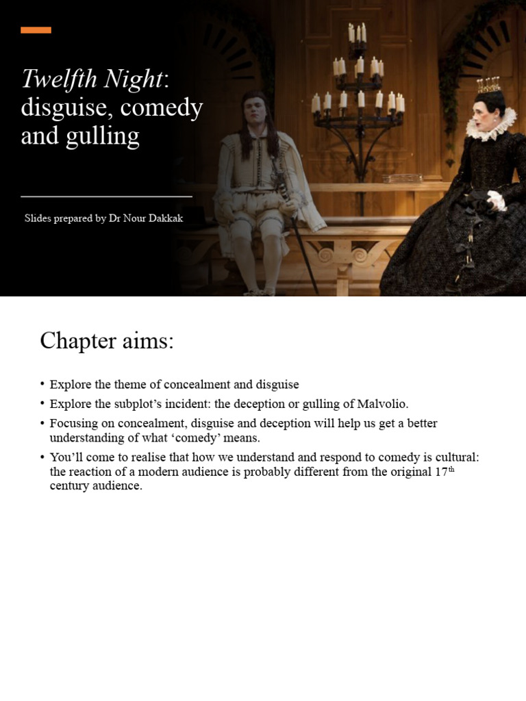 Chapter Two - Shakespeare Twelfth Night Disguise Comedy and Gulling | PDF | Twelfth Night