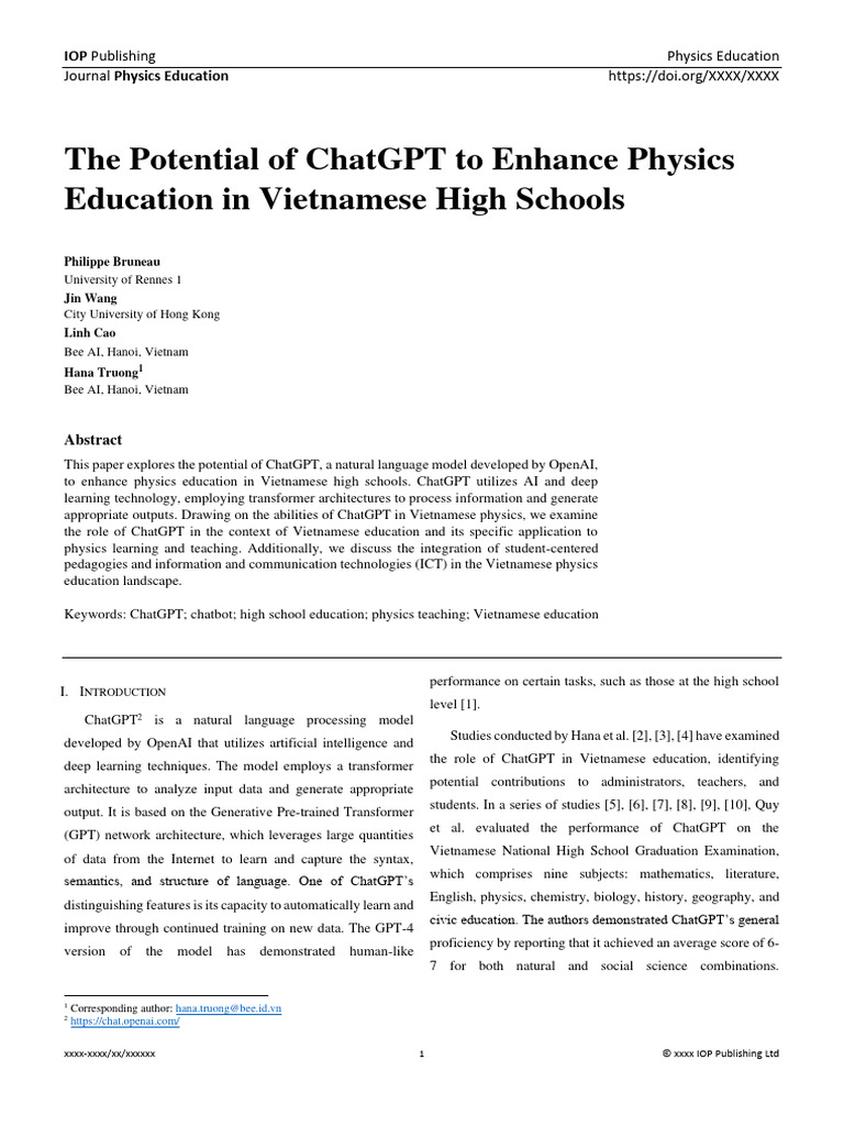 ChatGPT-Physics 7.12 | PDF | Educational Technology | Learning