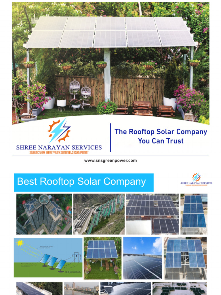 Brochures - SNS | PDF | Solar Power | Economies