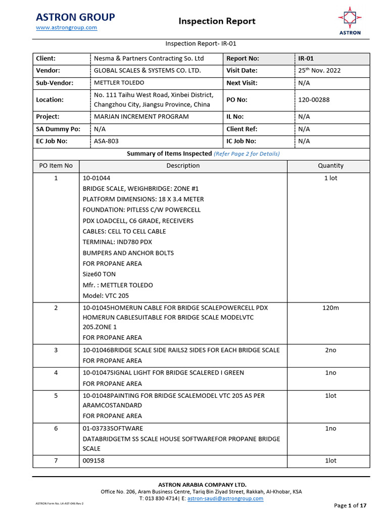 IR-01 Dt. 25-11-2022 | PDF