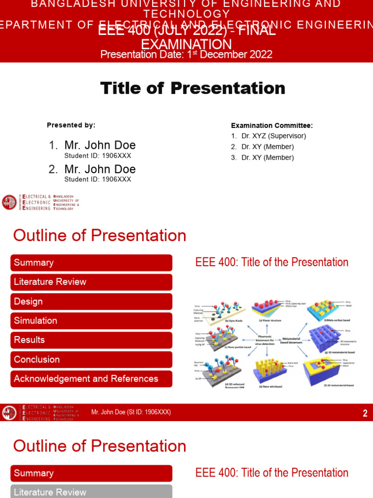 BUET UG EEE PPT - v1 | PDF | Electrodynamics | Electrical Engineering