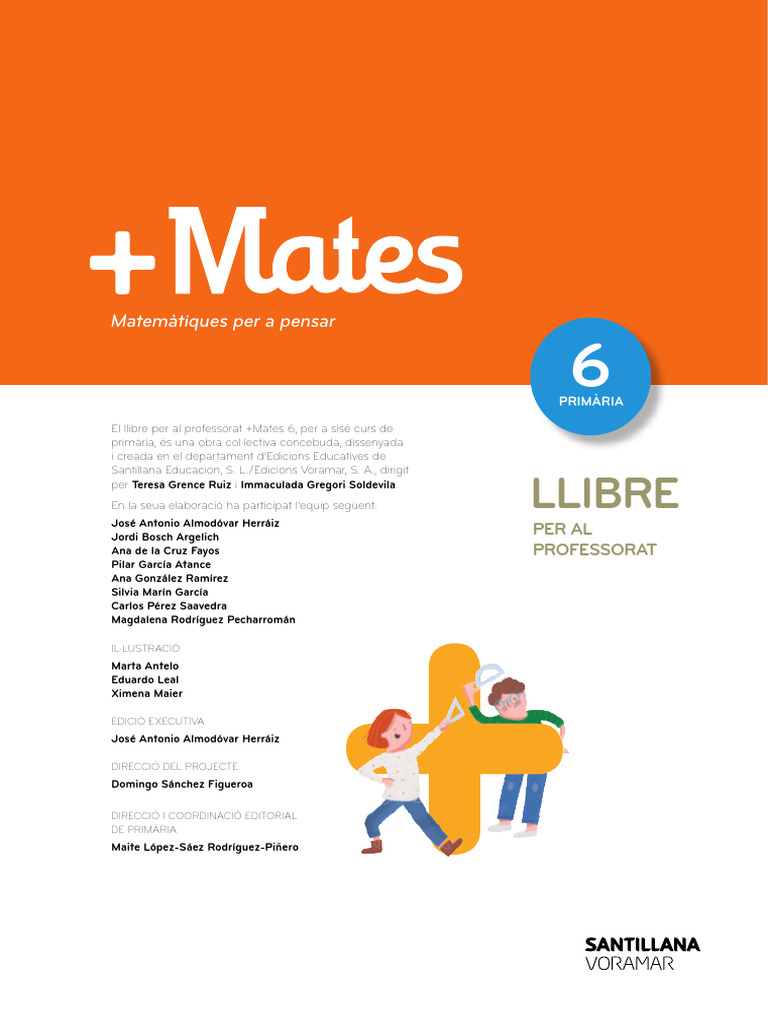 Llibre Per Al Professorat Santillana Mates 6 | PDF