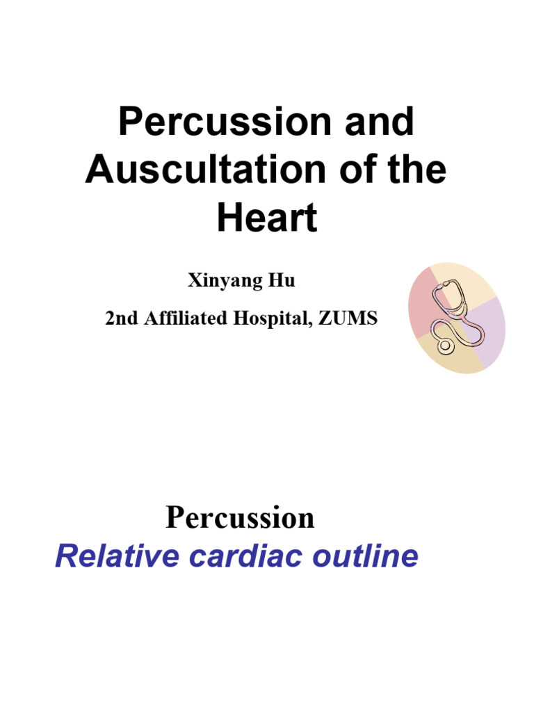 Heart Percussion and Auscultation Guide | PDF | Diastole | Heart