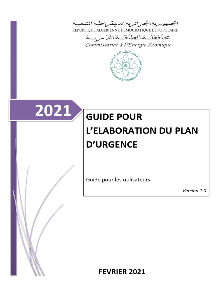 Guide d'élaboration du plan d'urgence | PDF | Sciences et mathématiques