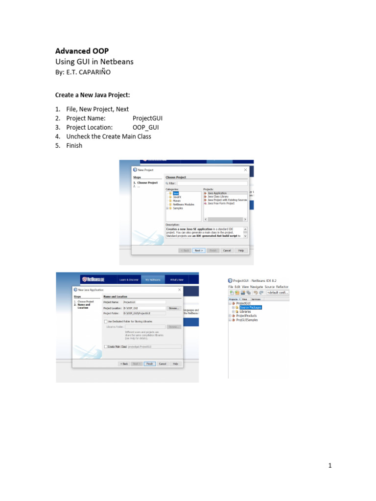 GUI NetBeans 2021 | PDF | Teaching Methods & Materials | Computers