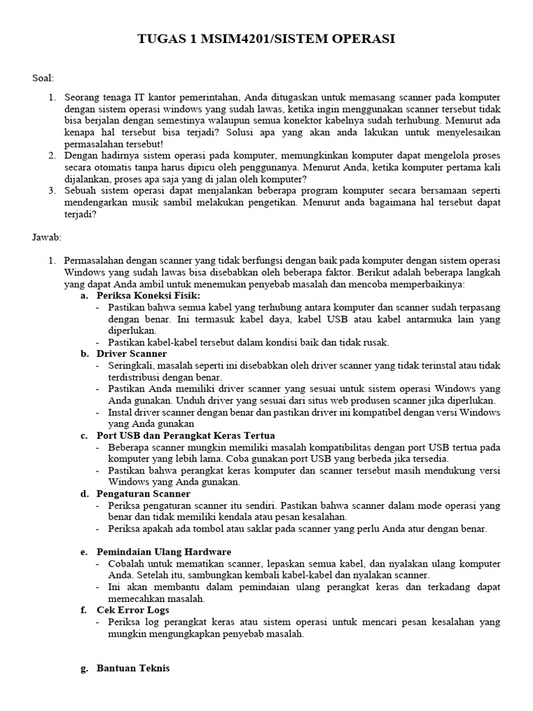 Tugas 1 Msim4201 | PDF | Seni | Teknologi & Rekayasa