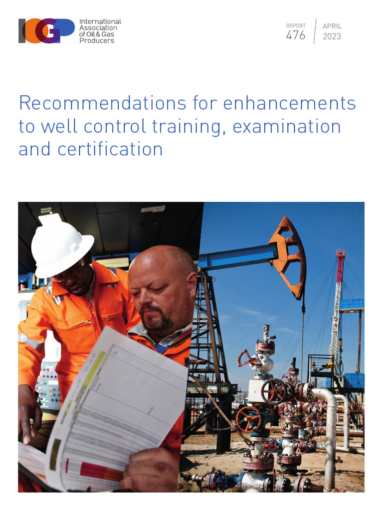 Recommendations For Enhancements To Well Control Training, Examination ...
