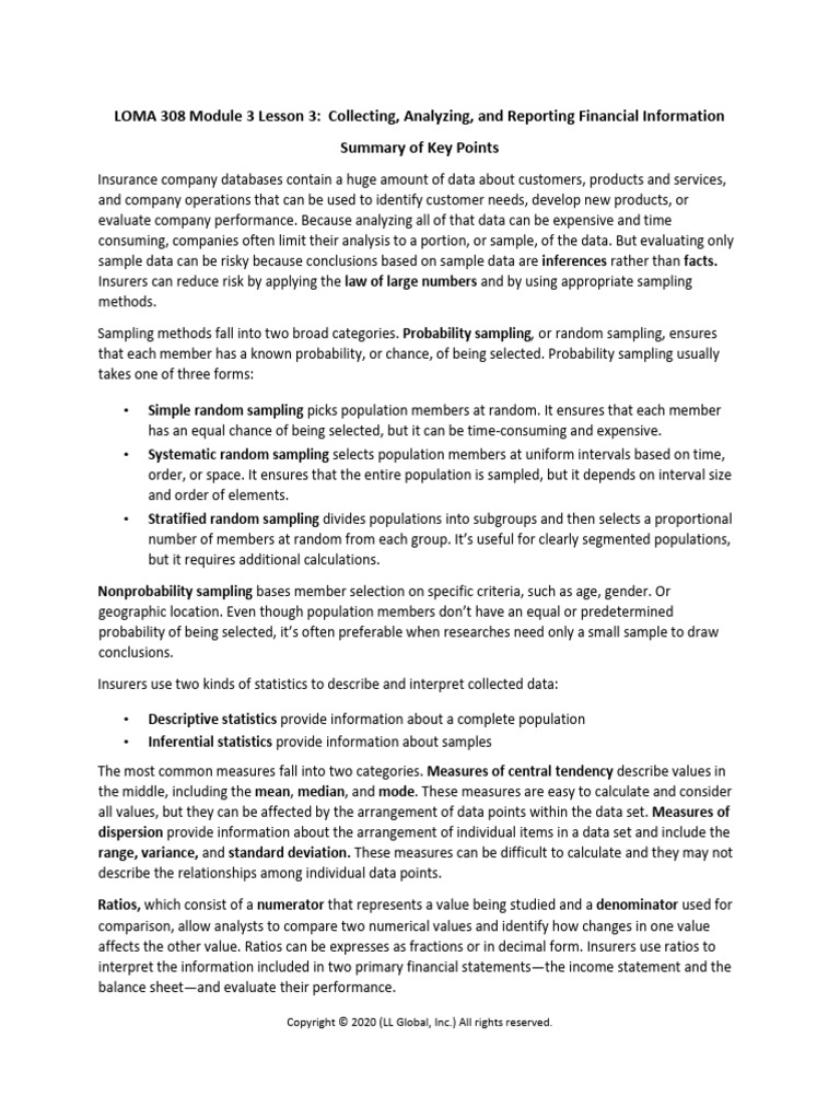 308 M3L3 Summary | PDF