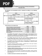 2025-GCE-TIME-TABLE_Final | PDF | Multiple Choice