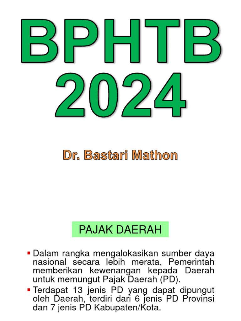 BPHTB 2024 | PDF