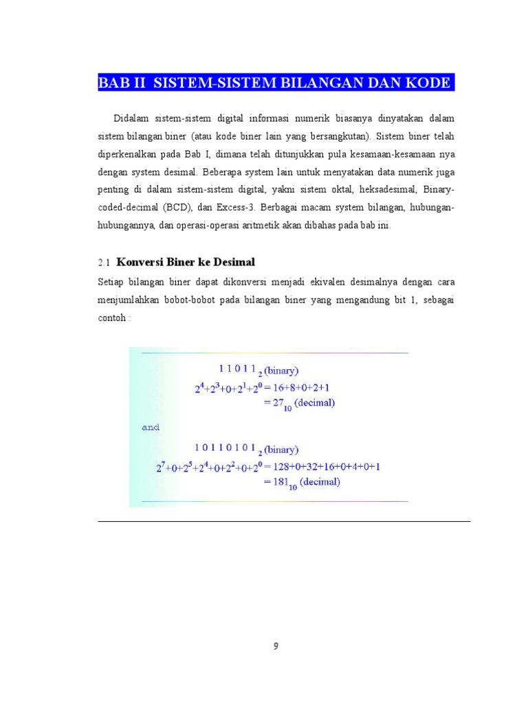 Sistem Bilangan Dan Kode | PDF