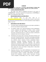 Gratuity Trust Deed for Employee Benefits | PDF | Employment | Trustee