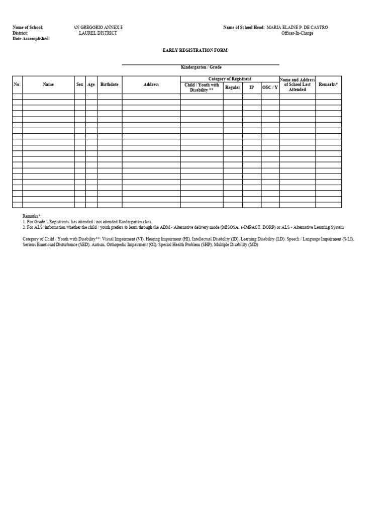 Early Registration 2017 Template 1 | PDF