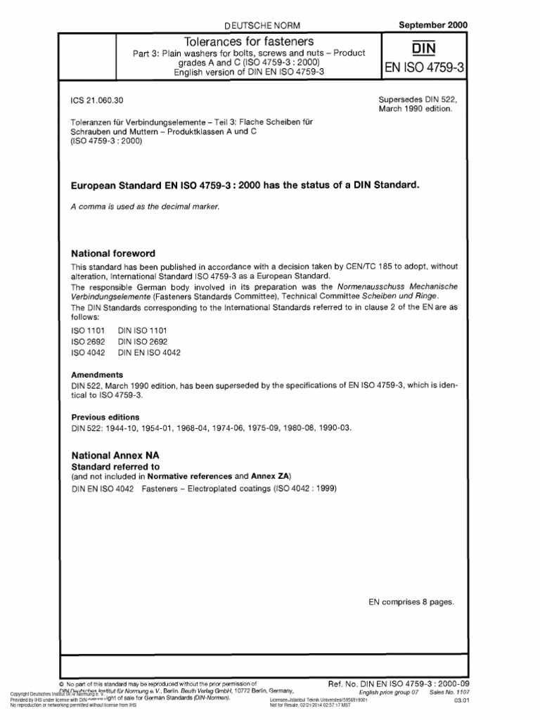 Din En Iso 4759 3 2000 Pdf