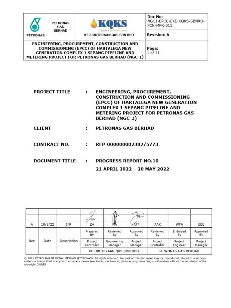 Ngc1 Epcc Exe Kqks Sbnro PMG MPR 011 (May 22) | PDF | Valve ...