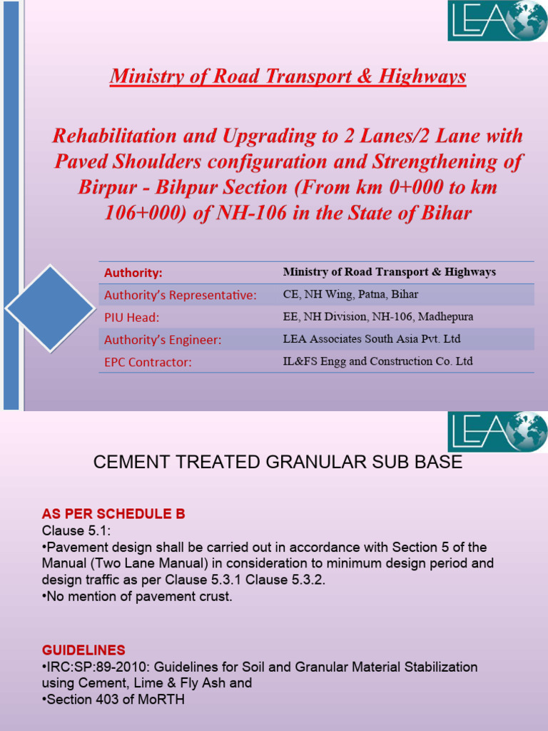 GSB vs CTSB in Road Construction | PDF | Road Surface | Cement