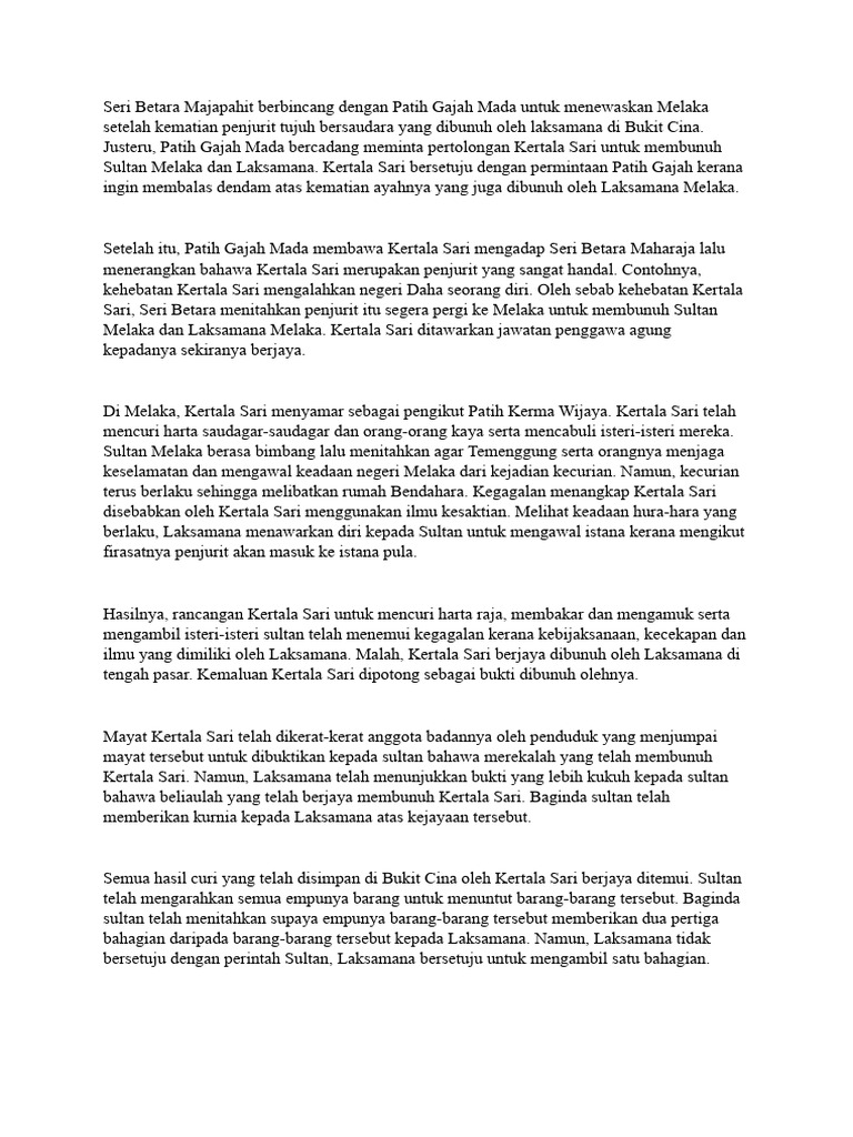 Prosa Tradisional | PDF