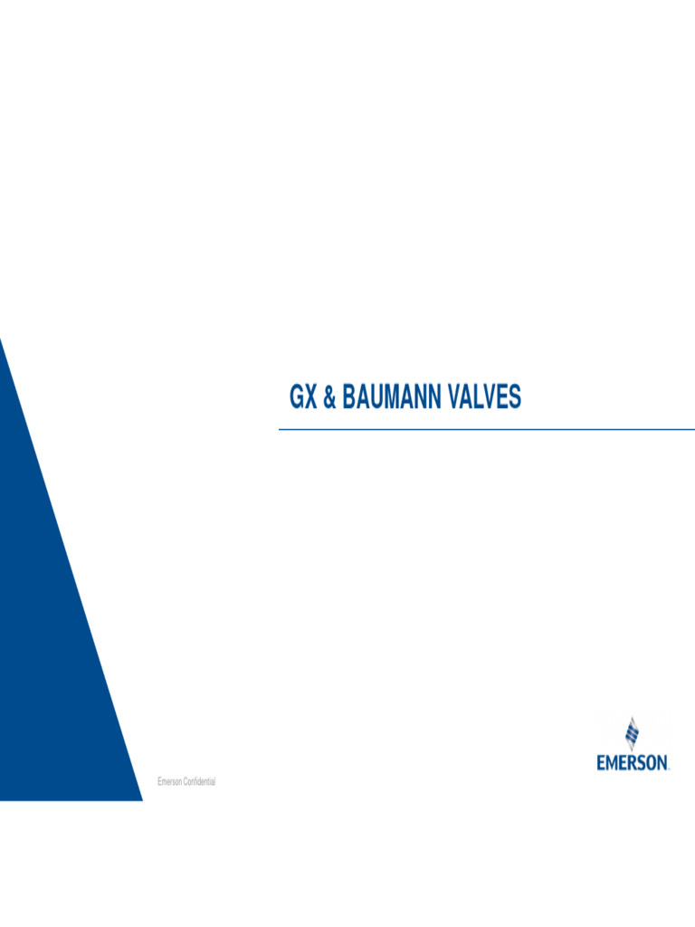GX and Baumann Valves | PDF | Valve | Building Engineering