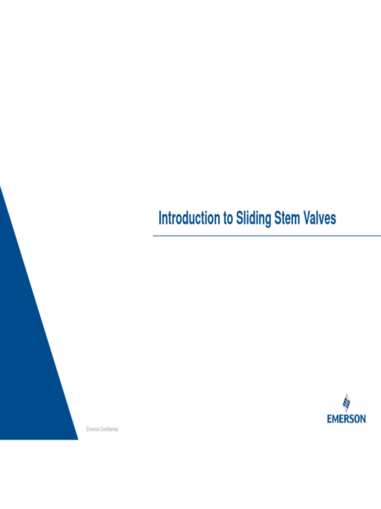 Introduction To Sliding Stem Valves | PDF