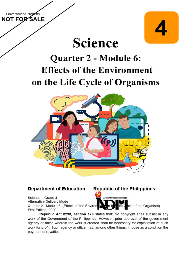 Science4 Q2 Mod6 Effects of Environment To Life of Organisms v3 | PDF ...