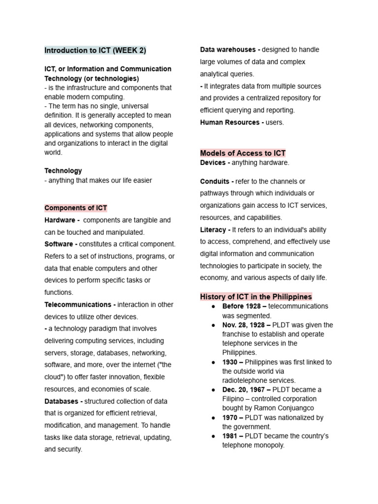 Ite01 Reviewer (Week 2-5) | PDF | World Wide Web | Internet & Web