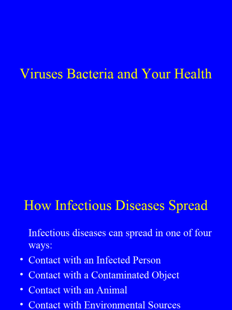 Viruses - Bacteria - Health 5th Sep, 2023 | PDF | Infection | Antimicrobial Resistance