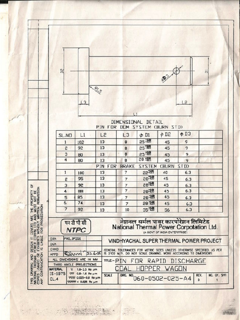 Pin 060-0502-025-A4 | PDF