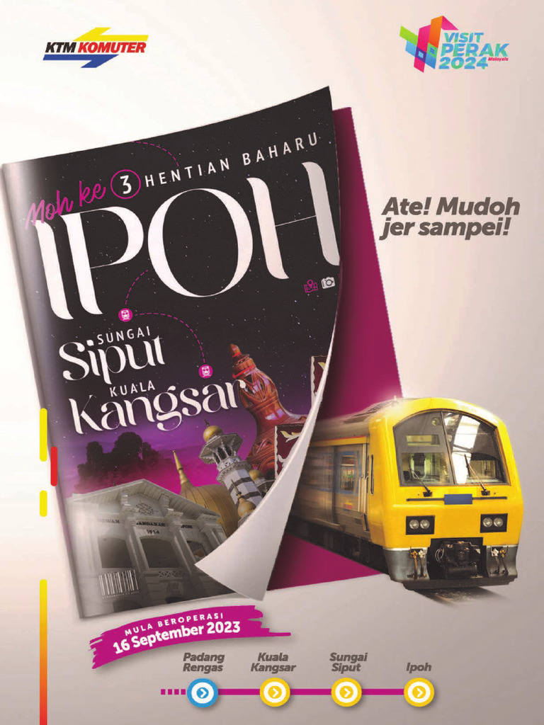 KTMB Brochure-Ipoh (Komuter) (2023) | PDF