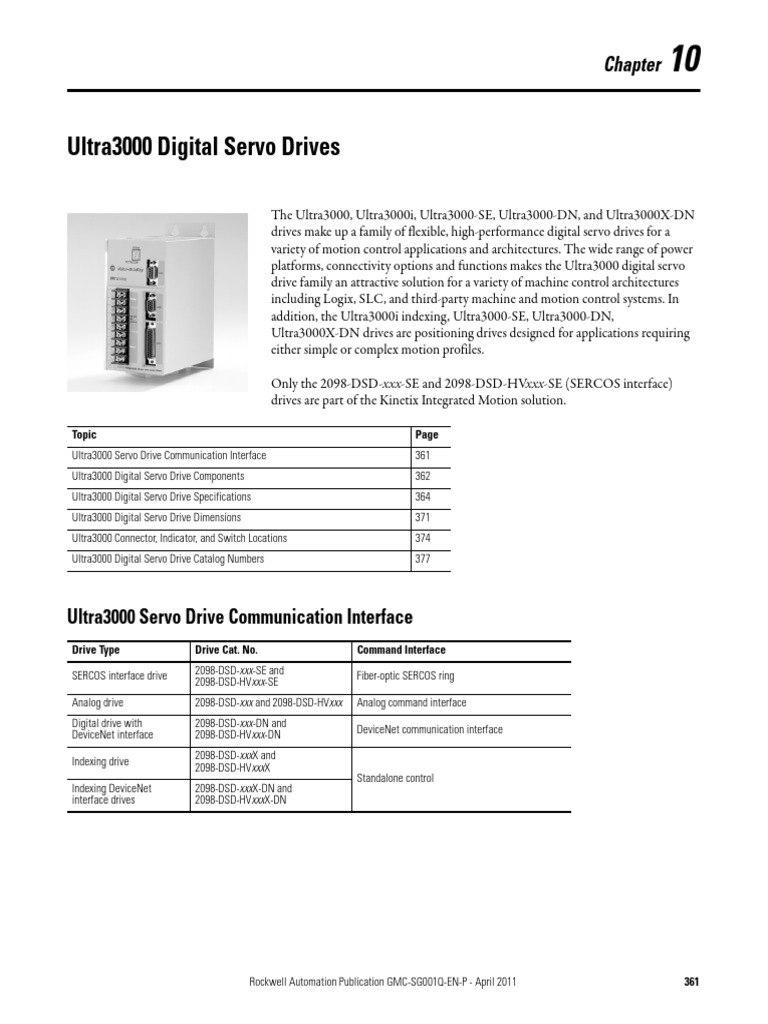 2098-Dsd-010x Allen Bradley Manual Datasheet | PDF