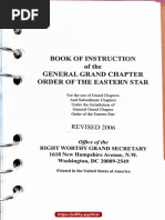 Order of The Eastern Star Initiation Ritual | PDF