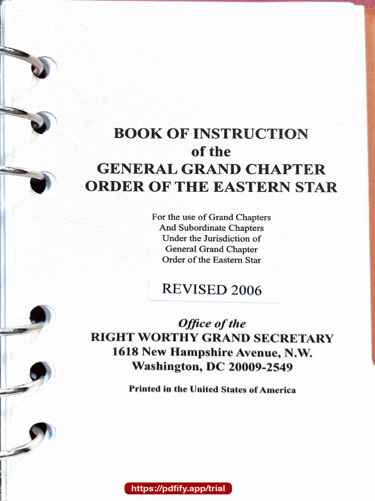 Book of Instruction of The GGC-searchable | PDF