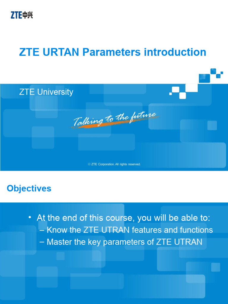 15-zte-urtan-parameters-introduction-92 | PDF
