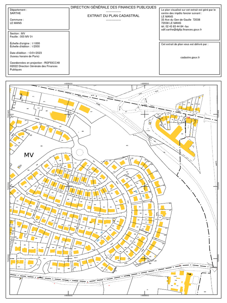 Plan Cadastral Normalise | PDF