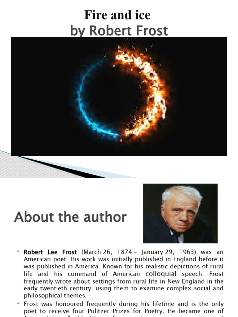 Fire and Ice | PDF | Poetry