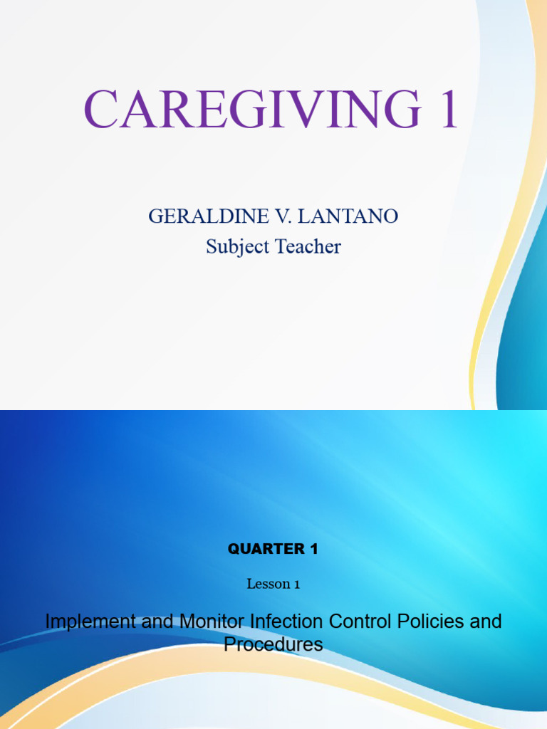 Implement and Monitor Infection Control Policies and Procedures | PDF ...