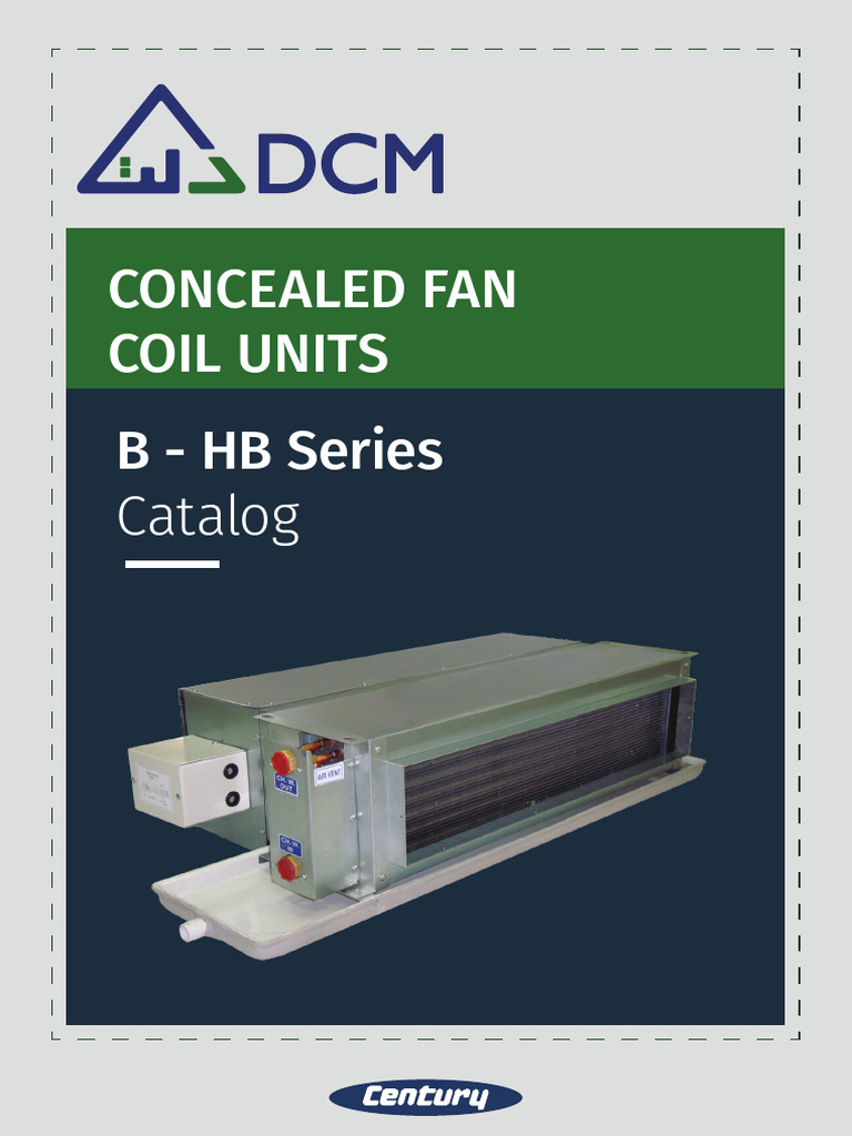 Concealed FCU Catalog | PDF | Thermal Insulation | Water