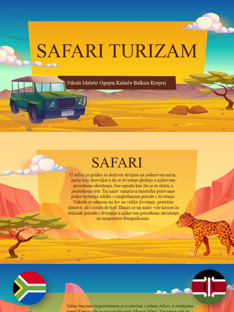 Safari Turizam | PDF
