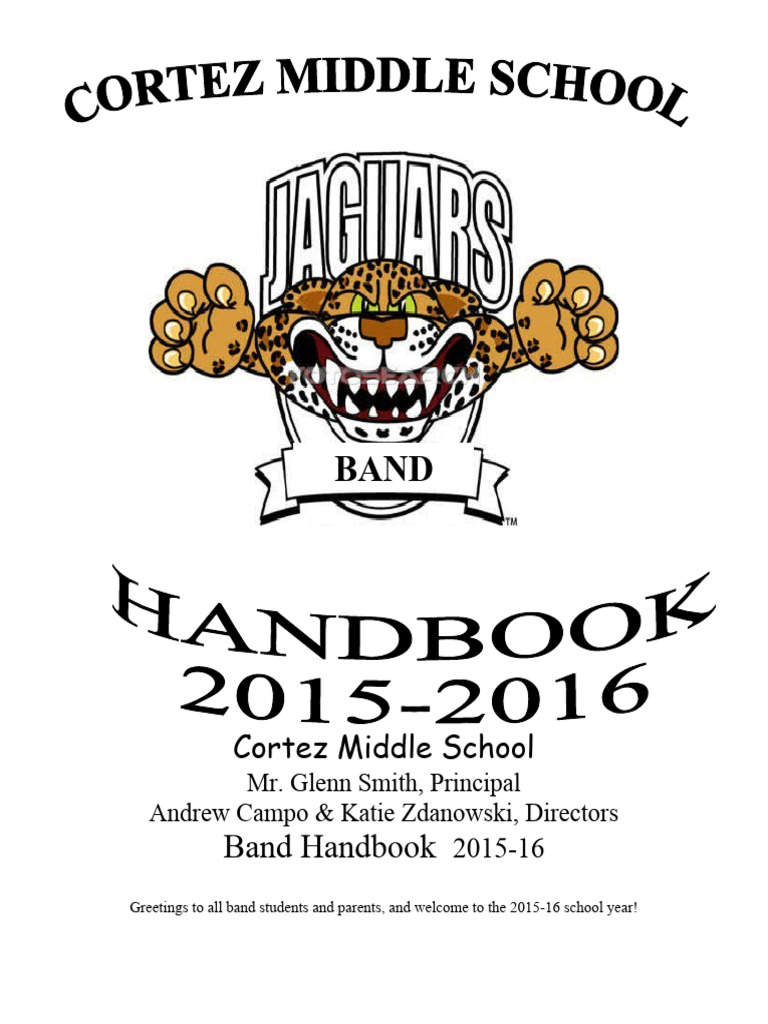 CMS Band Handbook 2015-16 | PDF