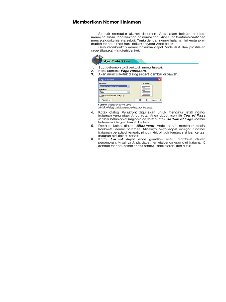 5261 - File - Memberikan Nomor Halaman | PDF